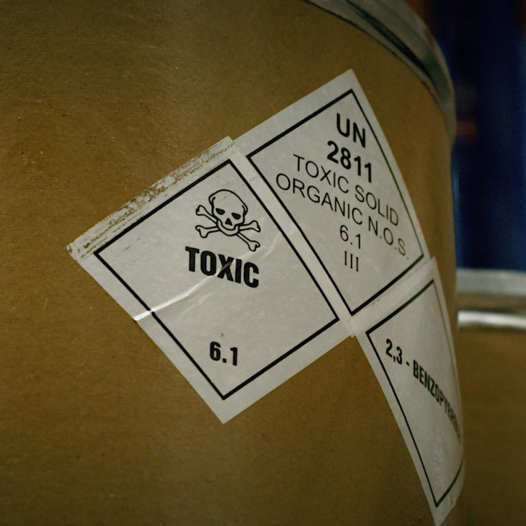 Sample storage, retention and disposal - CIMS